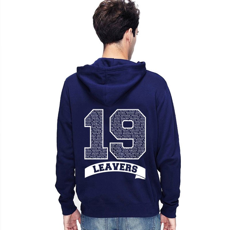 Leavers Hoodie 2019 BANNER design Stars & Stripes Hoodie