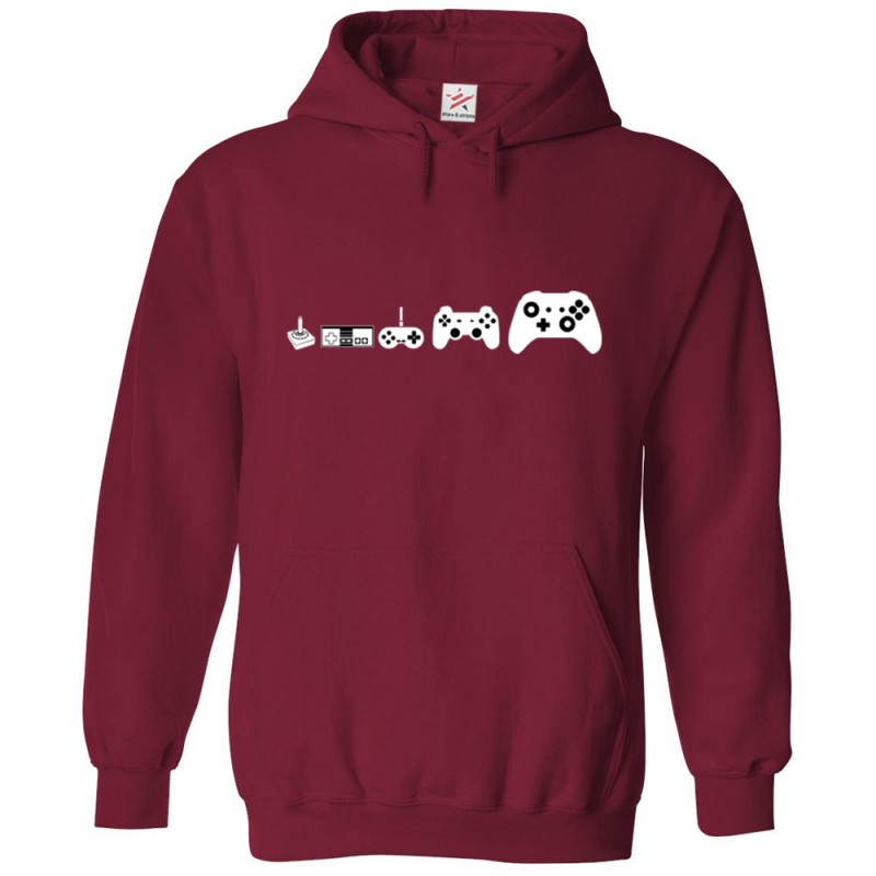 Evolution Of A Video Game Controller Hoodie
