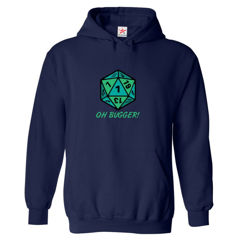 Oh Bugger Digital Dice Hoodie