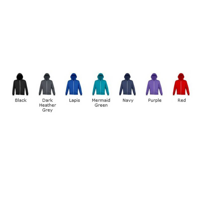 Blank Zipper Youth flex fleece zip hoodie American Apparel 278 GSM Hoodie